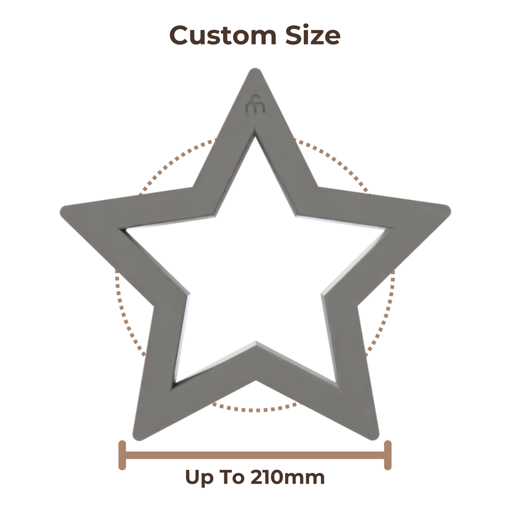 Clay Slab Cutters - 5-Sided Star - Custom Sizes – Ceramind® Tools